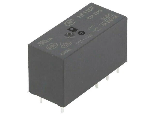 HF115F/024-2Z4B RELAIS : Électromagnétique; Dpdt ; Ucoil : 24VDC ; 8A/250VAC; 8A EUR 14,54 ...