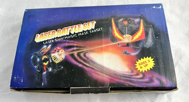 VINTAGE 1987 LASER Battle Set Laser Gun/Magic Mask Target New $250.00 ...