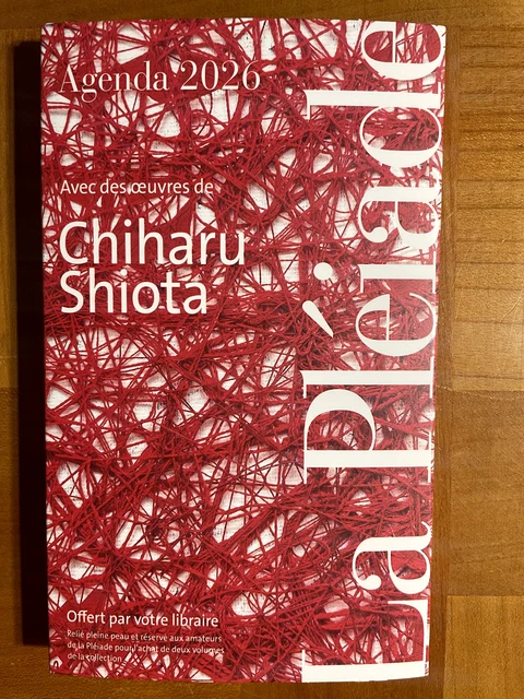 AGENDA LA PLÉIADE 2026 illustré par CHIHARU SHIOTA EUR 25,00 - PicClick FR