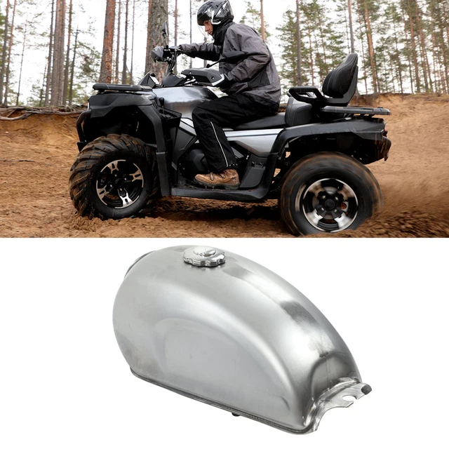 AGS MOTORCYCLE GAS Tank With Cap Kit 9L/2.4Gal Vintage Replacement For ...