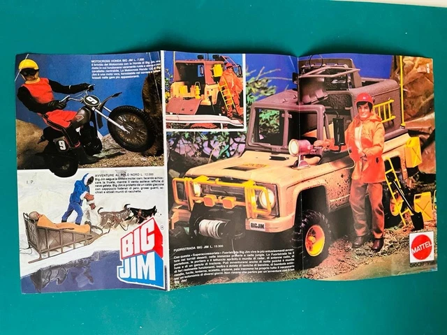 CATALOGO INSERTO MATTEL Big Jim Bigjim 13x18 cm Advertising Italy EUR 10,00 - PicClick IT