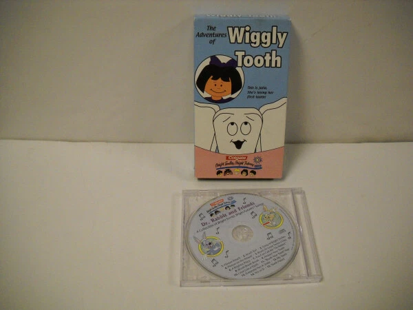 THE ADVENTURES OF Wiggly Tooth VHS Tape & Dr. Rabbit & Friends Dental ...