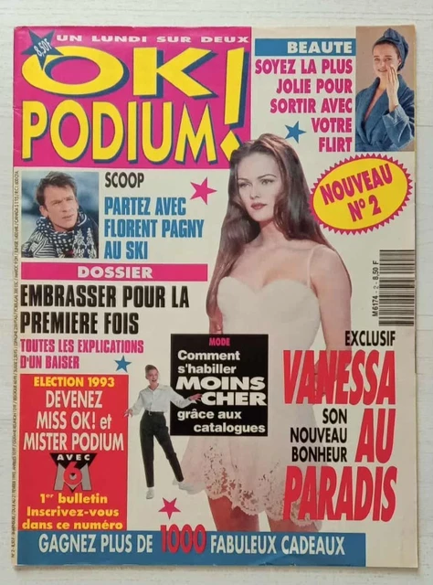OK PODIUM 2 1993 Vanessa Paradis Madonna Dorothée Pagny Schiffer ...