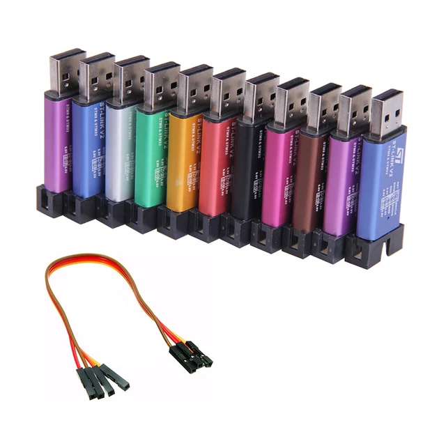 St Link V2 Emulatordownloadprogrammer With Cover Stm8stm32 Led Indicator £383 Picclick Uk
