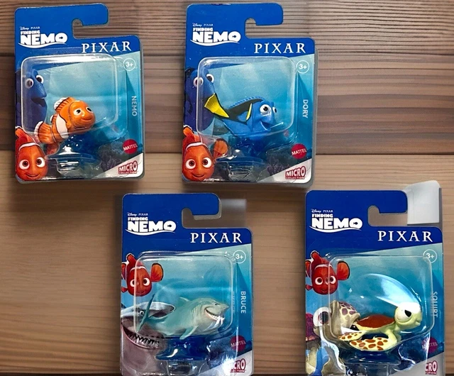DISNEY PIXAR FINDING Nemo SET OF 4 Mattel Micro Collection Toys Mini ...