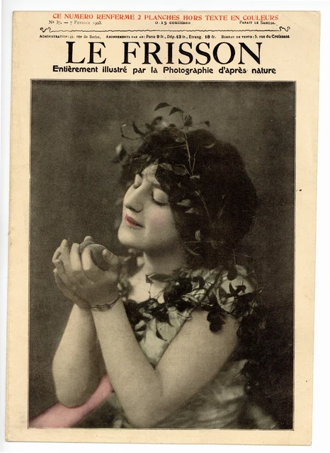 LE FRISSON FRENCH Magazine #37 FN/VF 7.0 1903 £34.99 - PicClick UK