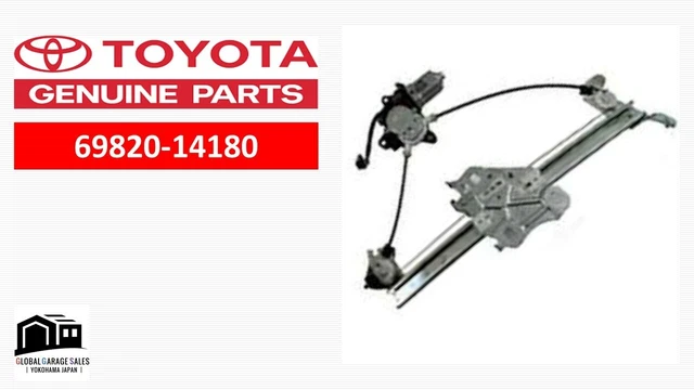 TOYOTA OEM 69820-14180 Supra Left Driver Door Window Regulator M/Motor ...