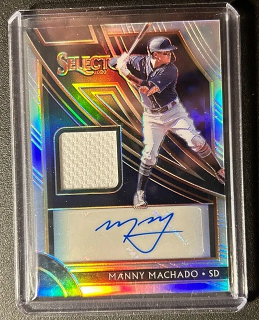 AUTO MANNY MACHADO ~ MAILLOT #01/75 Panini Prizm Select 2020 patch ...