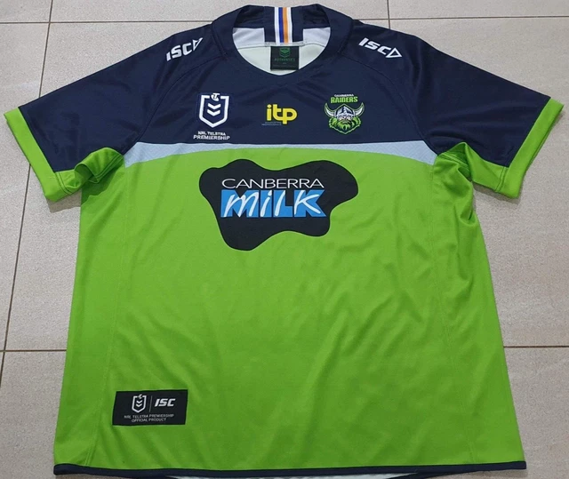CANBERRA RAIDERS JERSEY shirt rugby league Brisbane Broncos Queensland ...