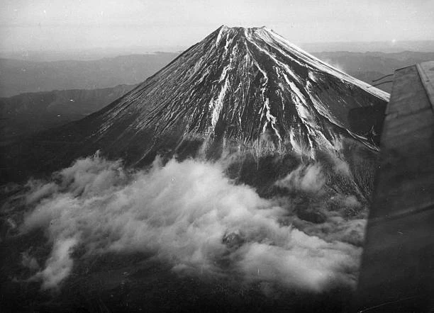 THE DORMANT VOLCANO Mount Fuji In Japan 1956 OLD PHOTO $9.00 - PicClick AU
