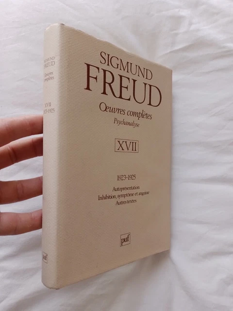 OEUVRES COMPLÈTES DE Freud Tome 17 : 1923 - 1925 ed Puf Psychanalyse ...