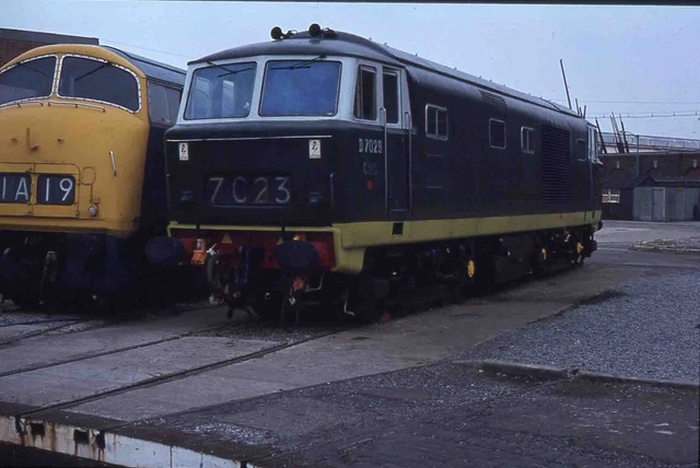 35MM SLIDE BR British Rail Diesel Loco Class 35 hymek 7029 swindon 78 Original £1.10 - PicClick UK