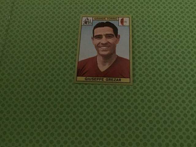 PANINI CALCIATORI 1968-69 🇮🇹 Giuseppe Grezar 🔴 Grande Torino Comeda ...