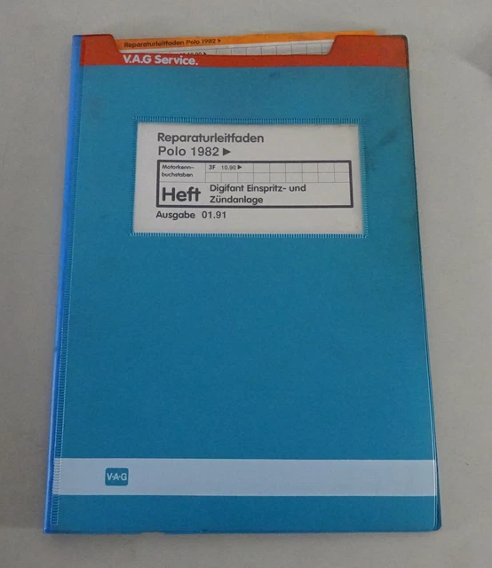 MANUEL VW POLO II 86c Digifant Injection- Et Dispositif D'Allumage De ...