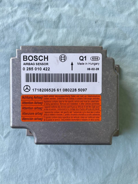 MERCEDES BENZ SLK R171 Airbag Control Module Ecu 0285010422 1718206526 ...