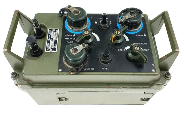 RADIO REMOTE CONTROL BOX Unit BC-451A ELNO French Army CFTM-1 TL-64 ...