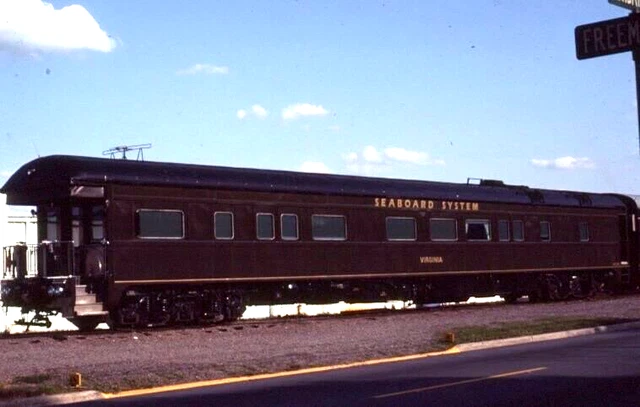 ORIGINAL 1983 RAILROAD SLIDE SBD SEABOARD SYSTEM 1554 Tampa FLORIDA GE ...