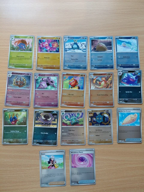 POKÉMON TRADING CARD Game TCG Phantasmal Flames Reverse Holo Bundle Job ...