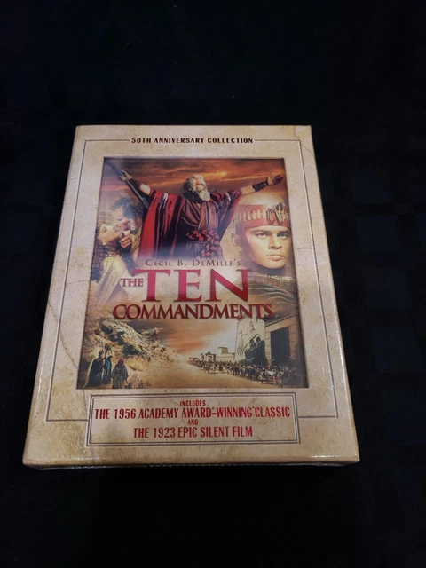ENSEMBLE DVD THE Ten Commandments 50th Anniversary Collection NEUF ...