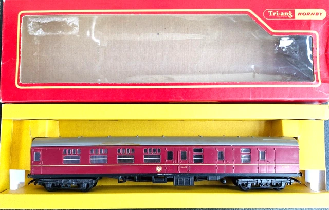 TRI-ANG/HORNBY R.423 LMS BRAKE/2nd COACH (OO GAUGE) BOXED £14.99 ...