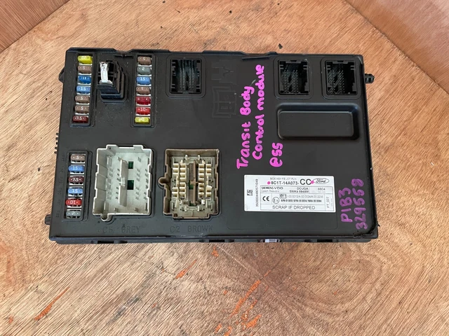 FORD TRANSIT BODY Control Module Unit ECU BCM Fuse Box Mk7 8C1T-14A073 ...