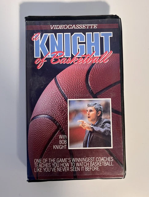 BOBBY KNIGHT'S A Knight of Basketball VHS Tape Vtg Rare Indiana ...