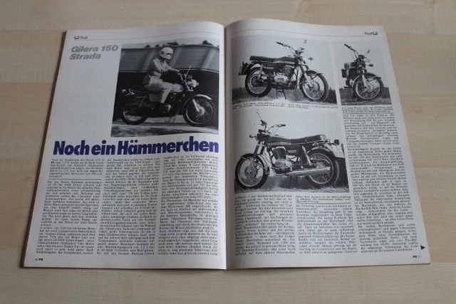 PS SPORT MOTORRAD 5128) Gilera 150 Strada mit 14PS im TEST auf 3 Seiten ...