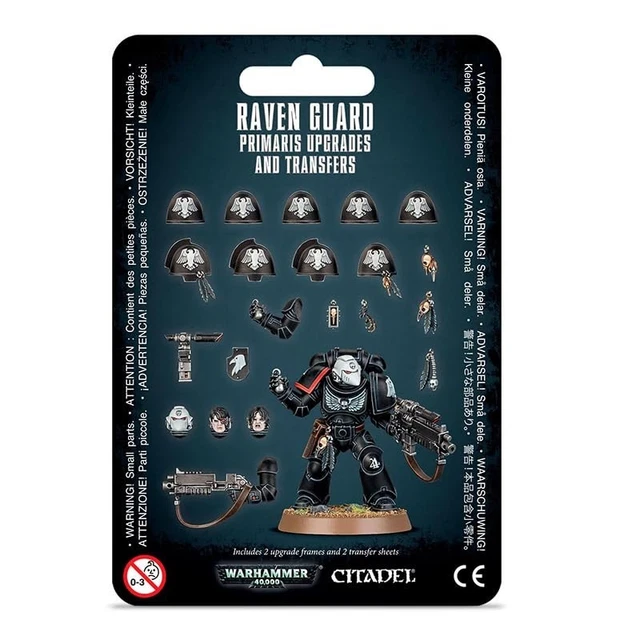 WARHAMMER 40000 RABENGARDE: Primaris Upgrades RAVEN GUARD PRIMARIS ...