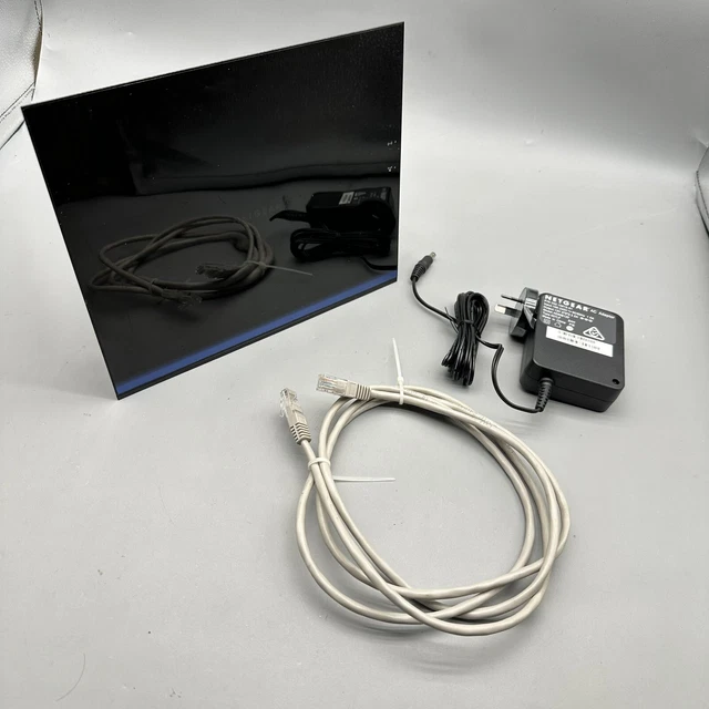 NETGEAR ROUTER D6200 AC1200 Dual Band Gigabit WiFi Modem 802.11ac $32. ...