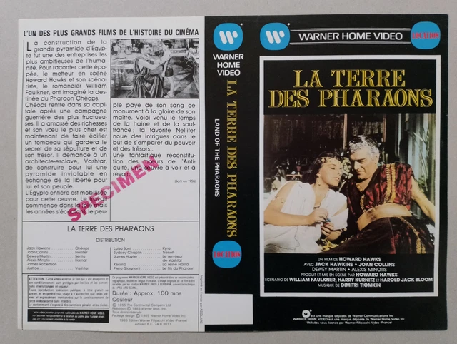 JAQUETTE VHS - La Terre Des Pharaons - Vhs Sleeve - Warner Video - Joan Collins EUR 10,00 ...