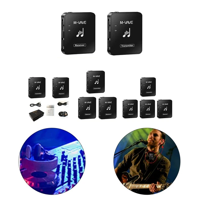 COMPACT IN EAR Monitor System Lavalier Design Easy Pairing in 1 Second ...