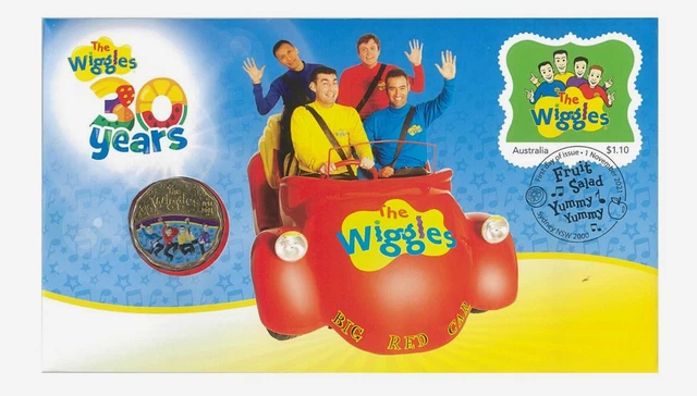 2021 PNC THE Wiggles - 30 Years, Big Red Car, Coloured 30c Coin $15.99 ...