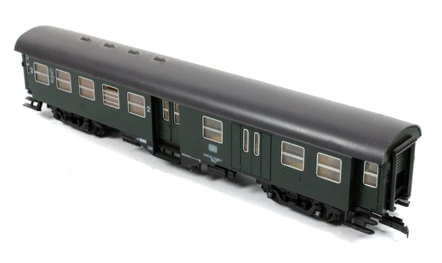 H0 ROCO 4254 4 Achs Umbauwagen BDyg 2. Klasse mit Gepäckabteil DB ...