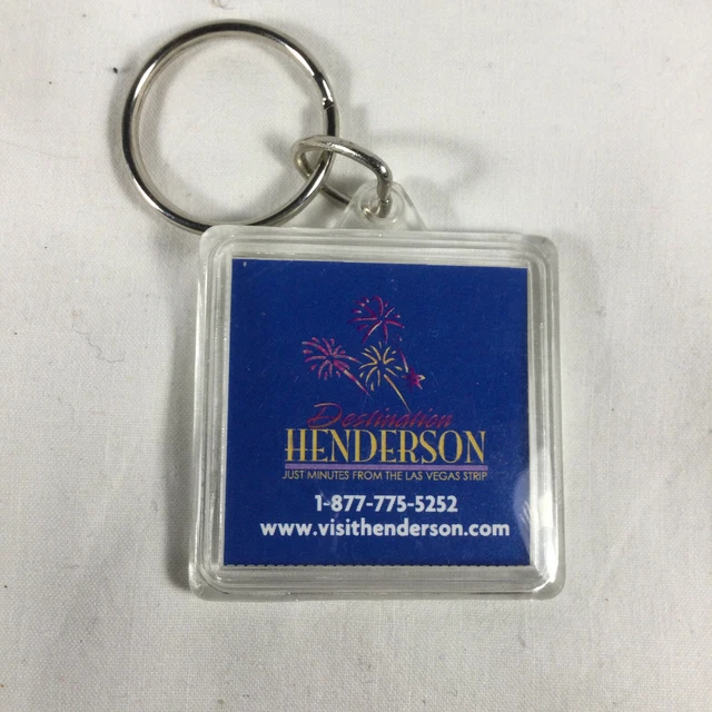 DESTINATION HENDERSON ADVERTISING Key Ring convention travel Las Vegas ...