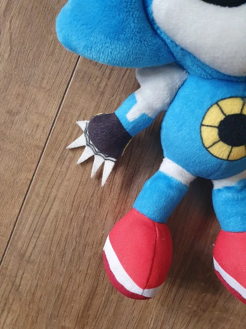 SONIC THE HEDGEHOG Metal Sonic Jakks Pacific Classic Plush Soft Toy 8 ...