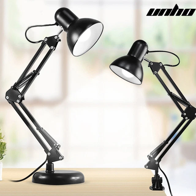 ARCHITECT SWING ARM LED Desk Lamp Table Light Work Bench Clamp Mount w ...