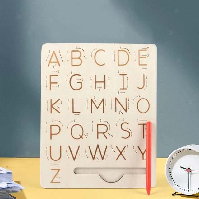 MONTESSORI TRACING BOARD Writing Tools Early Educational Toy for 3 ...