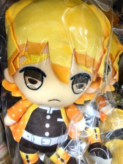 DEMON SLAYER ZENITSU Agatsuma Chibi Small Stuffed toy Plush Doll ...