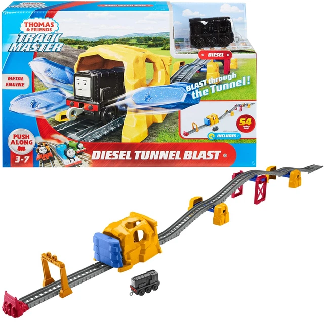 THOMAS TRACKMASTER DIESEL Tunnel Blast 54" Long Set New Push Along ...