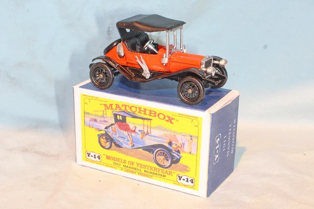 MATCHBOX YESTERYEAR Y14-2 Maxwell Roadster Model AG 1911 - Ishimar code ...