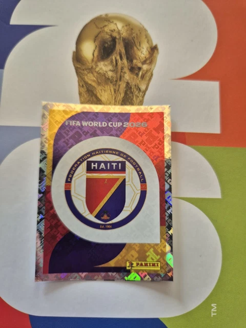 PANINI WORLD CUP 2026 Sticker Haiti Badge HAI1 £1.37 - PicClick UK