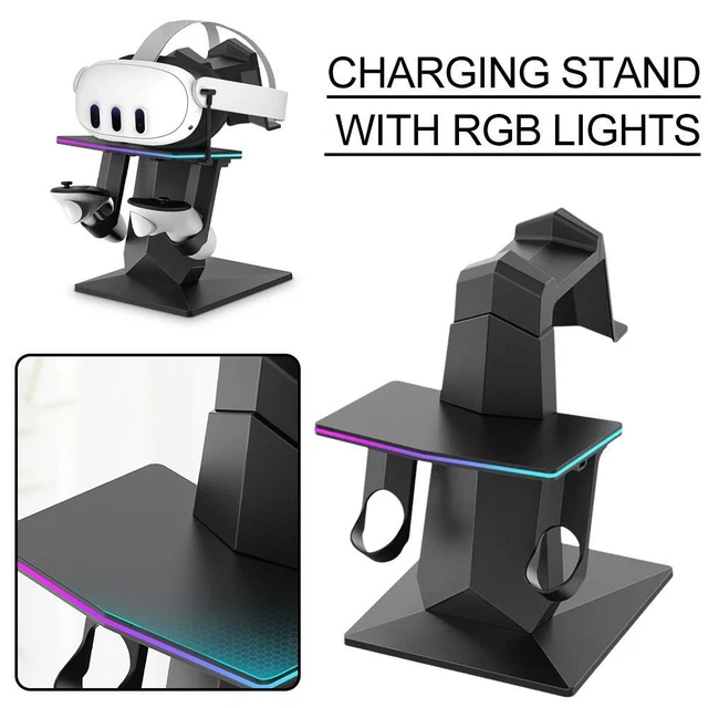 MULTIFUNCTION CHARGING DISPLAY Stand for Meta-Quest 3s with RGB Light ...