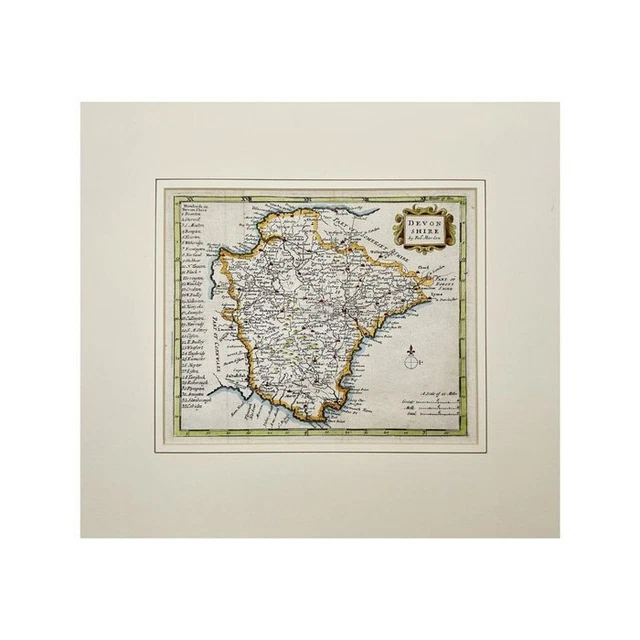HAND-COLOURED MAP OF Europe - Devon, South West England - Robert Morden ...