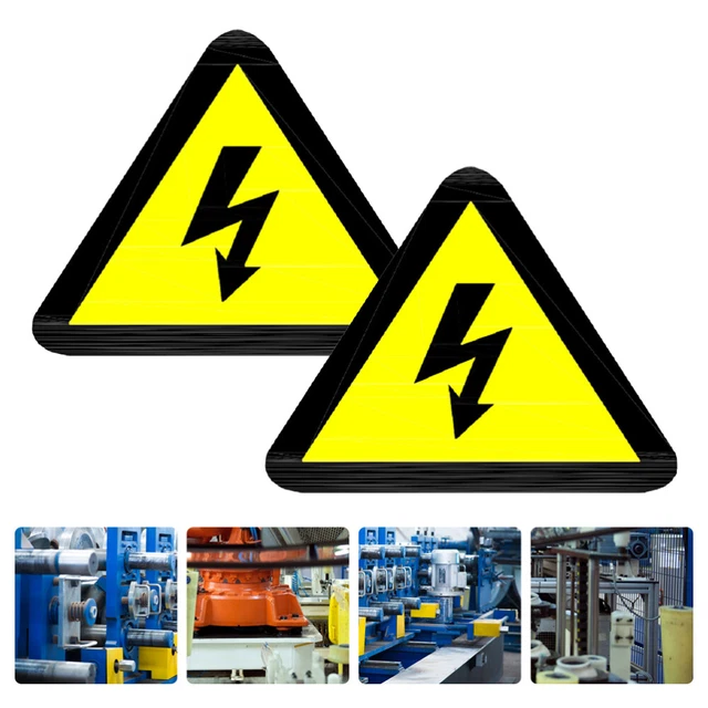 20 HIGH VOLTAGE Warning Sticker Labels Electrical Panel Logo £5.59 ...