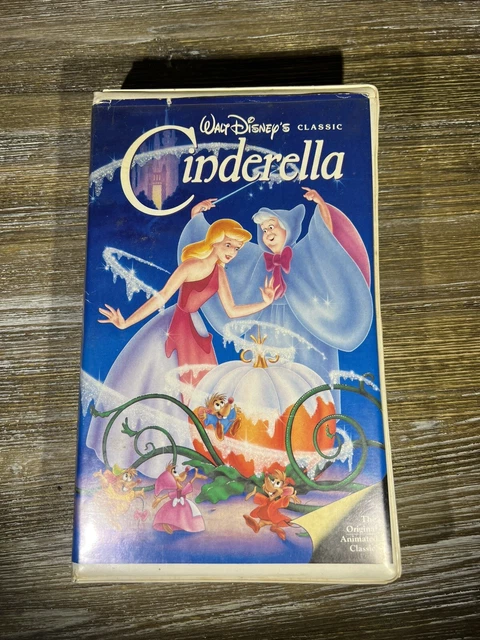 CINDERELLA VHS TAPE 1988 Black Diamond Edition Clamshell Collectible ...