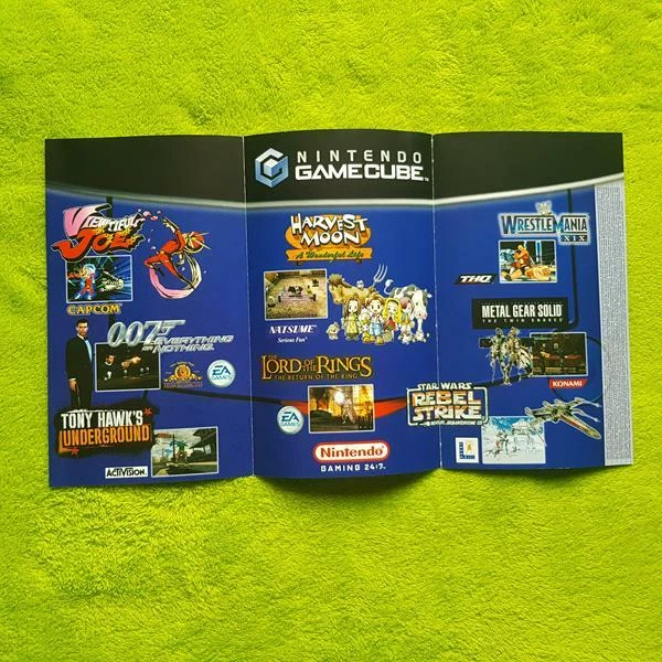 NINTENDO GAMECUBE ADVERTISING Flyer Ad Poster (Pikmin2, Mariokart ...