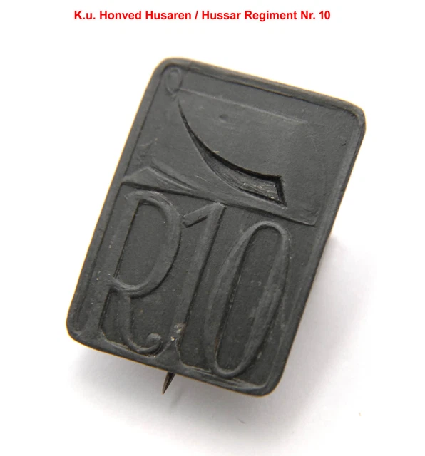 K.U.K KAPPENABZEICHEN,HONVED HUSAREN Regiment Nr 10,kuk cap badge ...