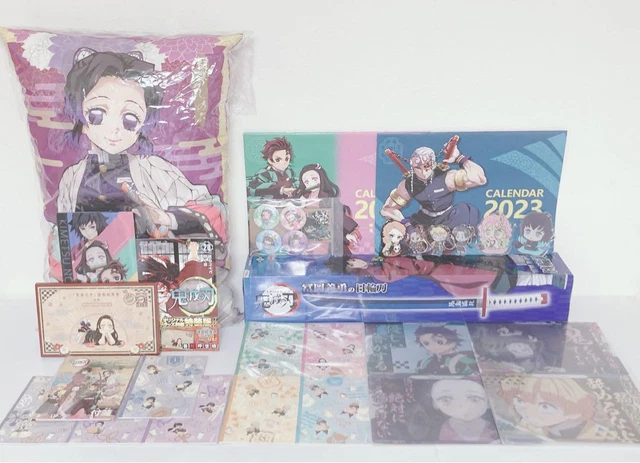 DEMON SLAYER KIMETSU No Yaiba Goods lot Cushion File folder Postcard ...