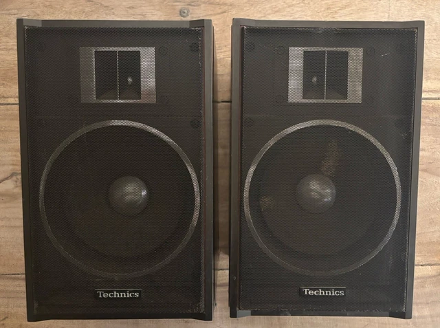 TECHNICS SB-F44 Two Way Book Shelf Speakers Vintage Japan 60w 8 Ohms £ ...