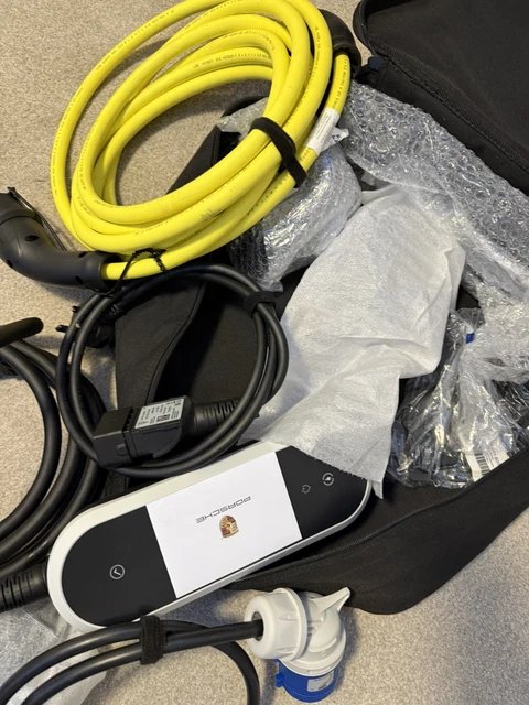 PORSCHE GENIUNE EV Charger Type2 With Adapters+ev Cable Type1+bag+wall ...